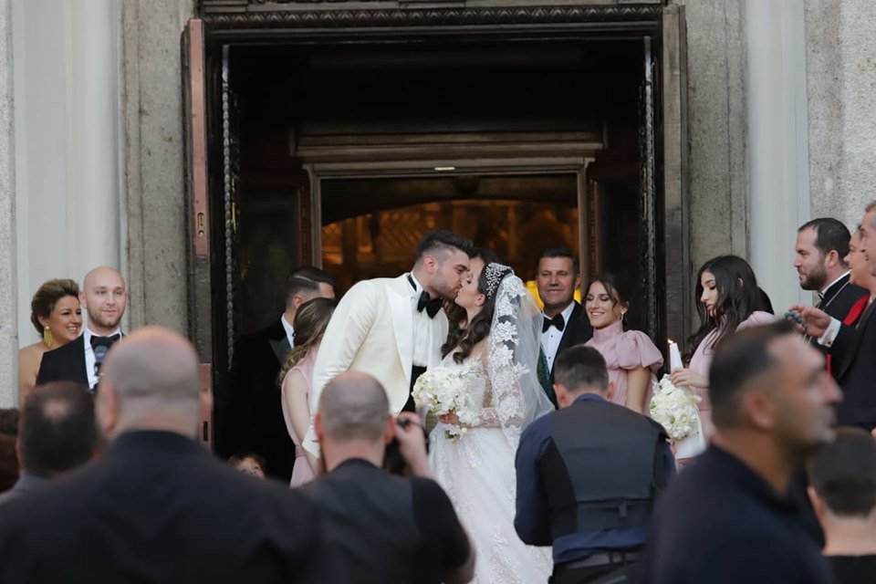 EXCLUSIV VIDEO | Imagini de la "nunta anului". Becali şi-a măritat fiica