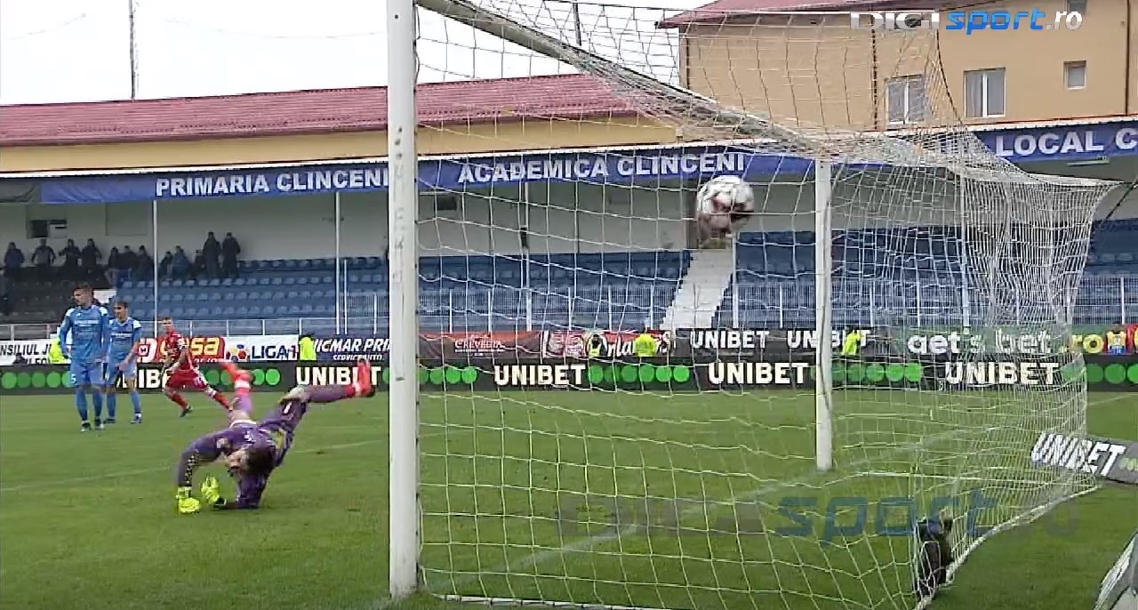 VIDEO | Clinceni - Dinamo. Patru goluri până la pauză! Spectacol la ...